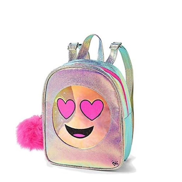 Justice | Other | Justice Mini Backpack Holo Emoji One Size Not New ...
